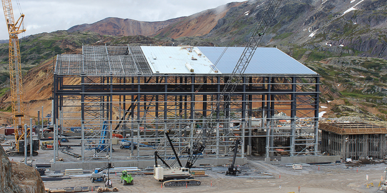 Brucejack Gold Mine Steel Building | Nucor Building Systems