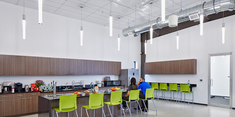 CompuTech City Office Building & Warehouse | Reverse Lean-to | Nucor