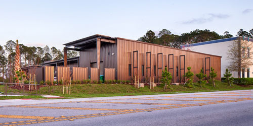 CompuTech City Office Building & Warehouse | Reverse Lean-to | Nucor