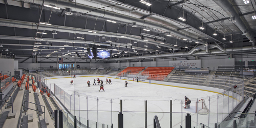 NHL Regulation Ice Arena Steel Building | Nucor Building Systems