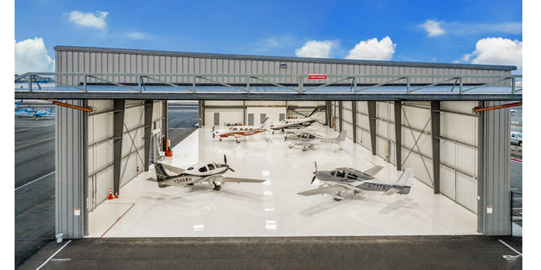 Coastal Air Flight School & FBO Hangar Building | Nucor Building Systems