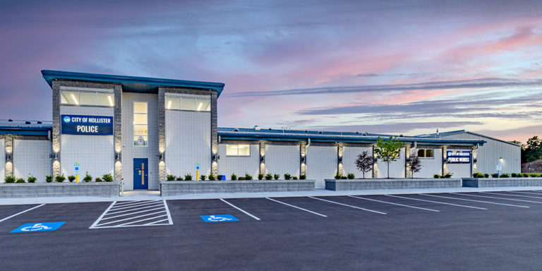 Hollister Police Maintenance Building | Nucor Building Systems