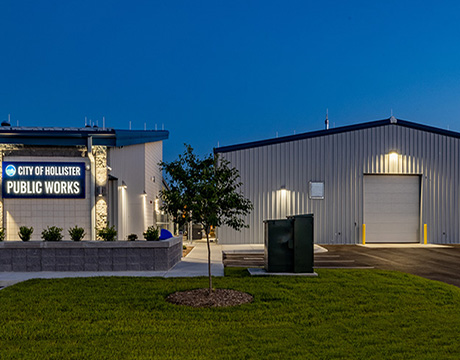 Hollister Police Maintenance Building | Nucor Building Systems