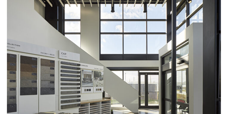 Techo Bloc Warehouse & Showroom | Commercial Metal Building | Nucor ...